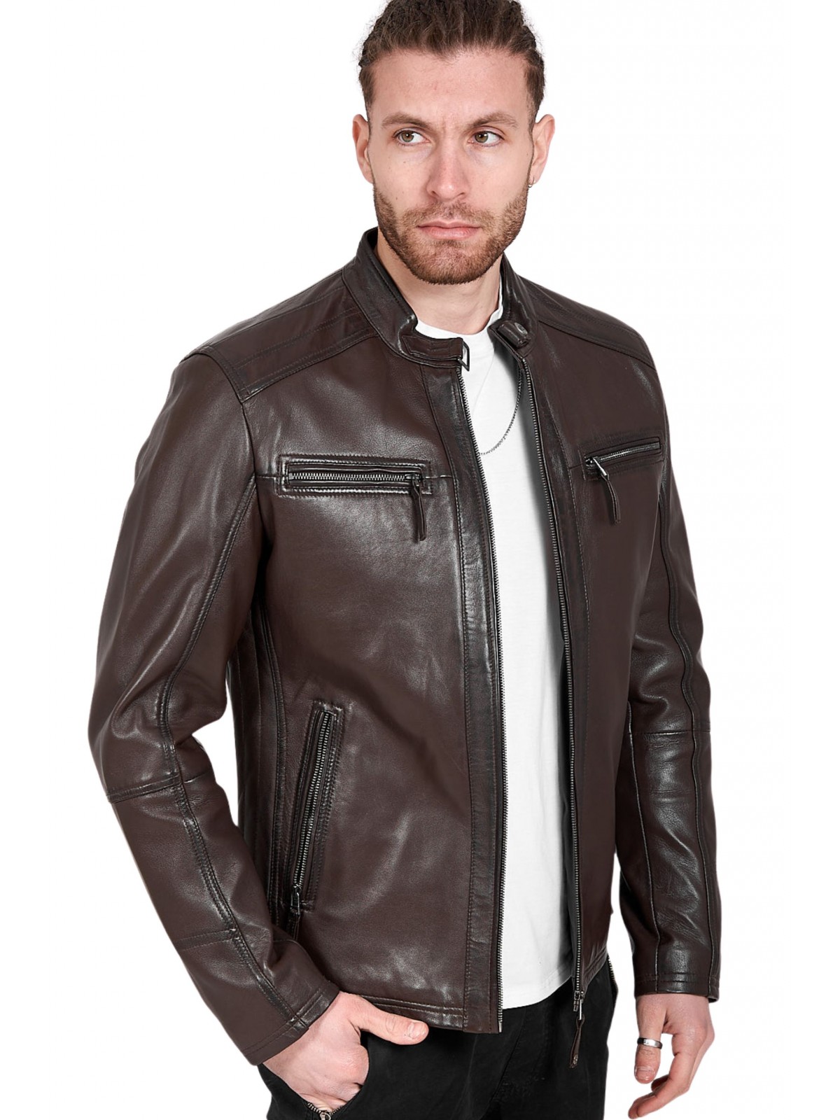 Δερμάτινα μπουφάν ανδρικά||Vainas leather το αυθεντικό δερμάτινο