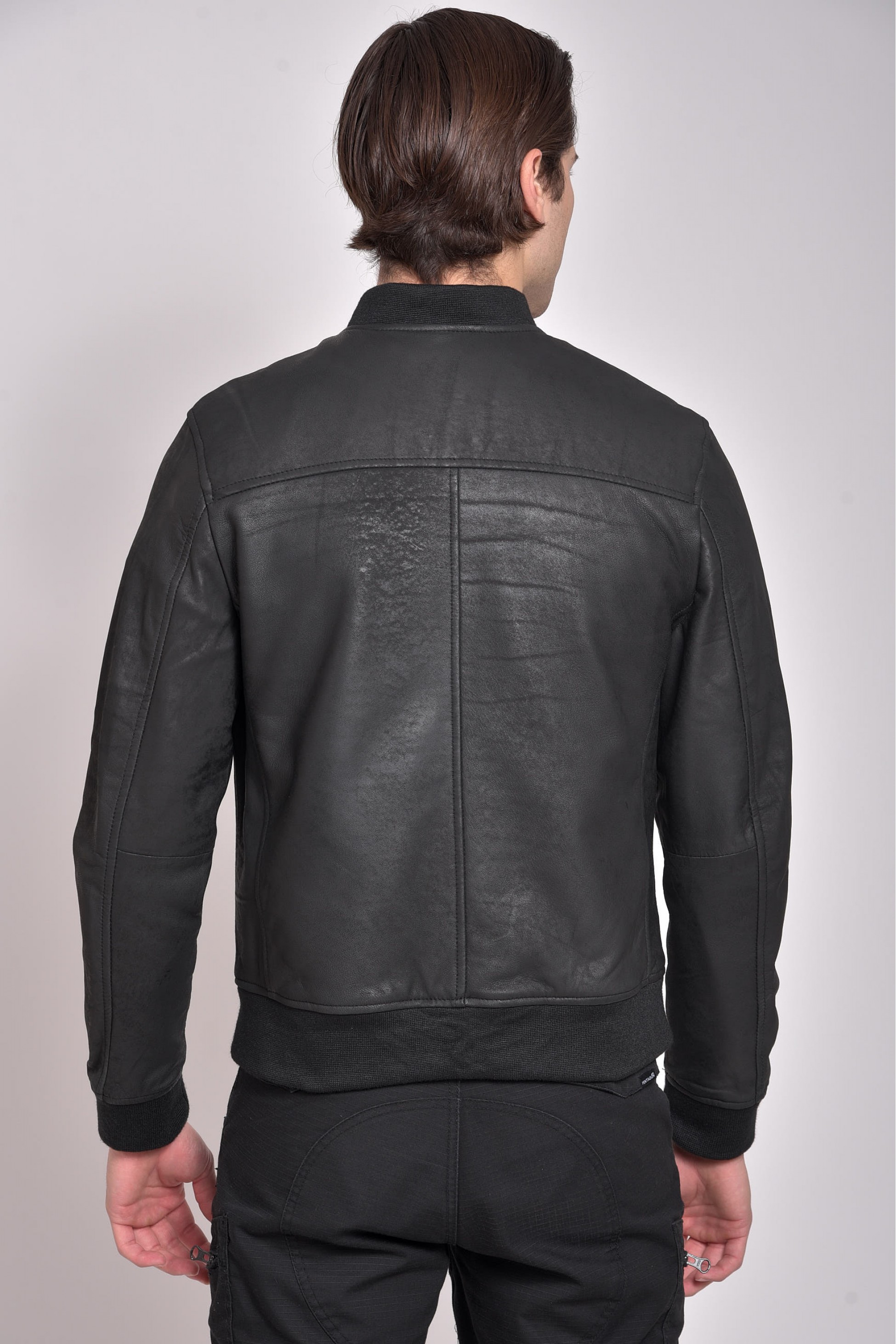 SUGAR VINTAGE SHEEP BLACK - ΑΥΘΕΝΤΙΚΟ ΑΝΤΡΙΚΟ ΜΑΥΡΟ ΔΕΡΜΑΤΙΝΟ ΜΠΟΥΦΑΝ